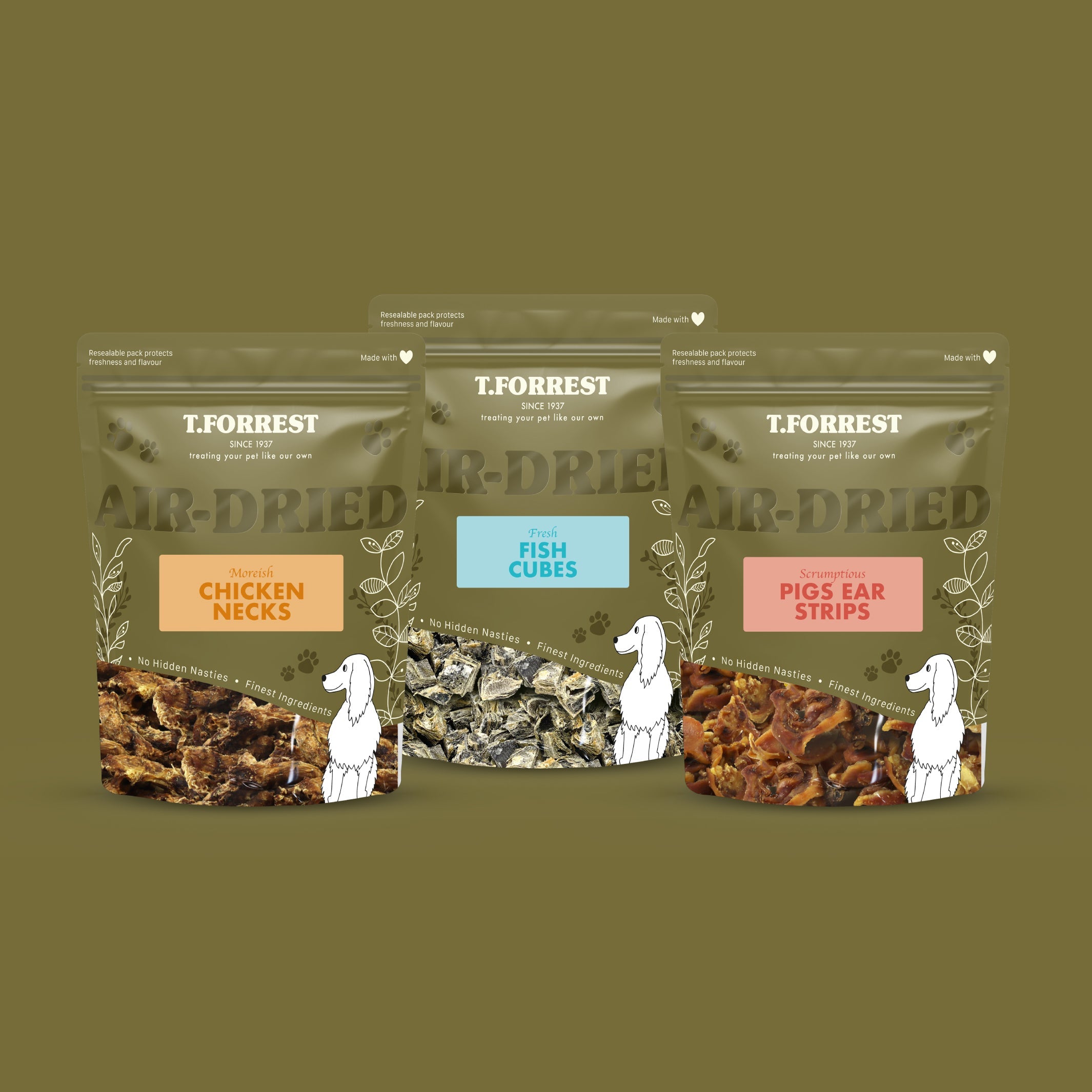 Meaty Dog Treats | Shop by Protein | Free Next Day Delivery – T.Forrest