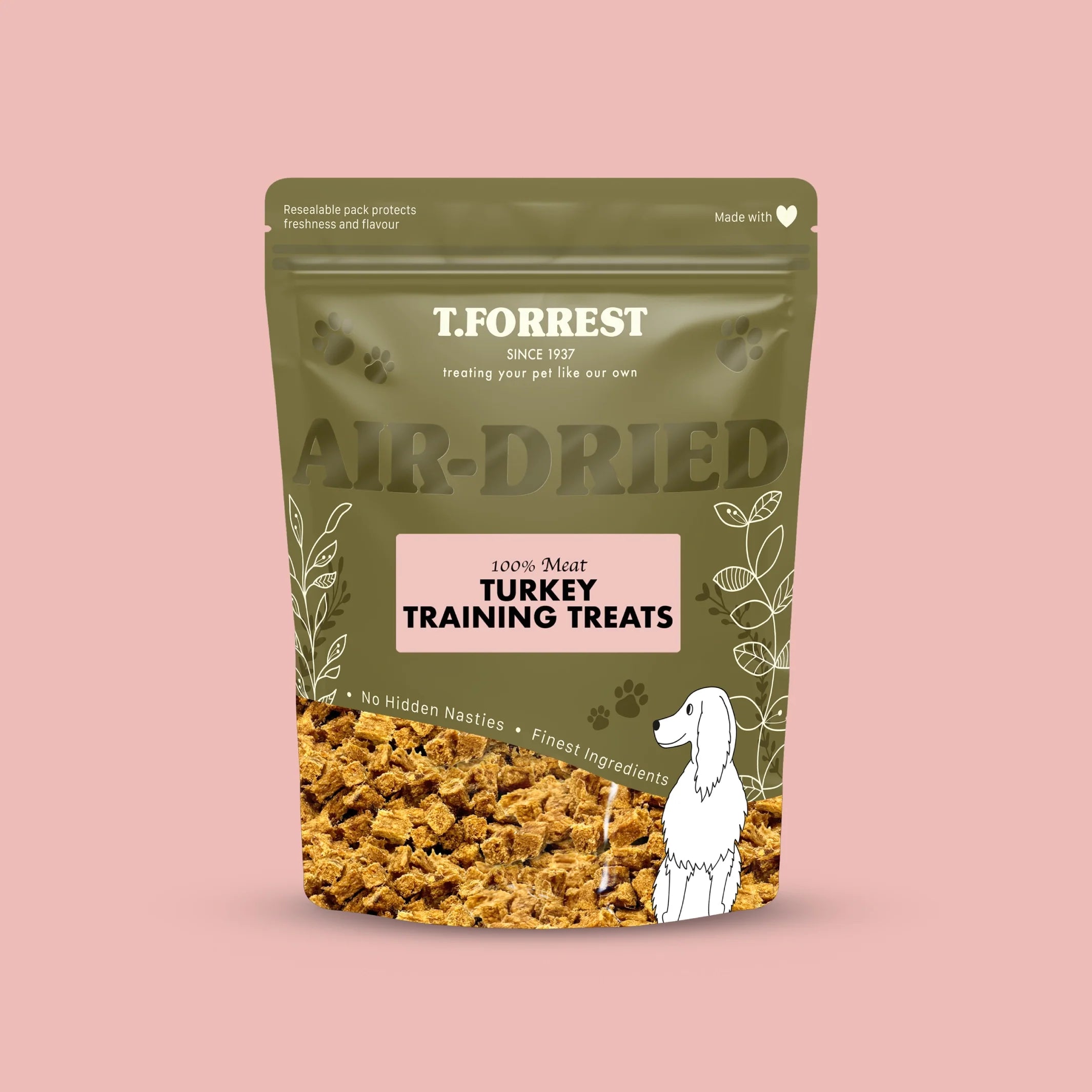 Turkey Dog Treats | Natural Turkey Chews for Dogs – T.Forrest