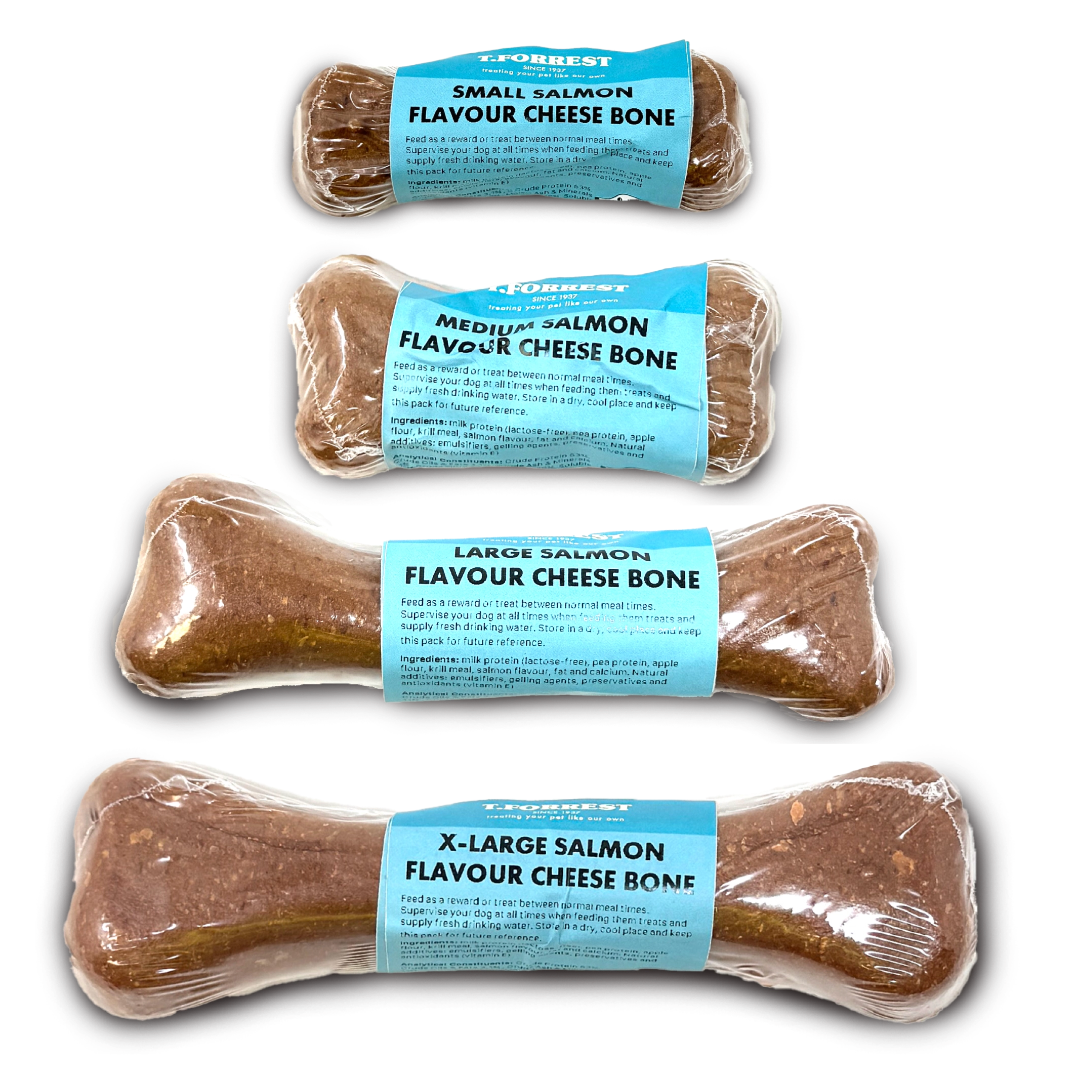 Salmon Cheese Bone | Salmon Treats for Dogs - T.Forrest